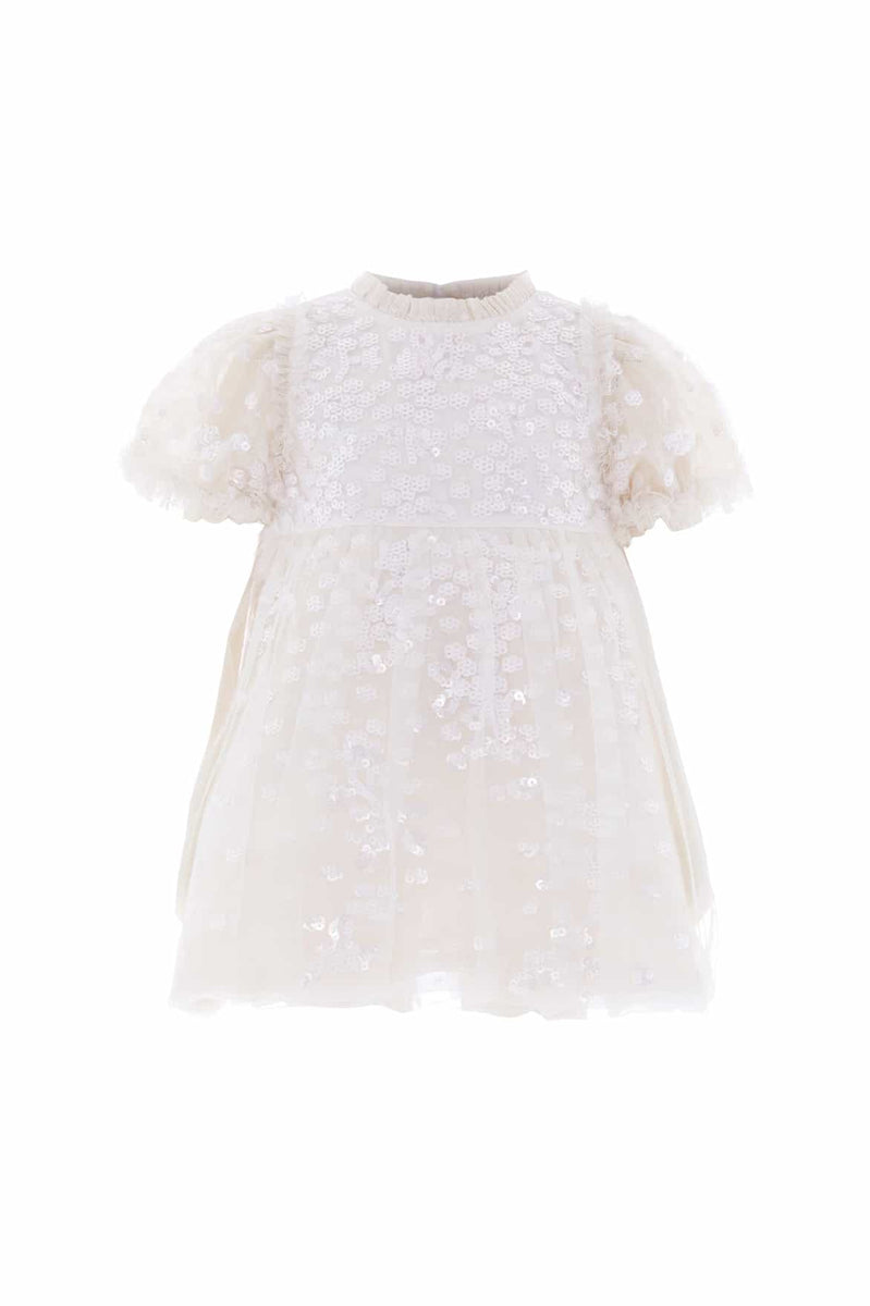 Confetti Baby Dress – Champagne | Needle & Thread